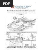 Diseño de Vertedero Triangular | PDF | Descarga (hidrología) | Triángulo