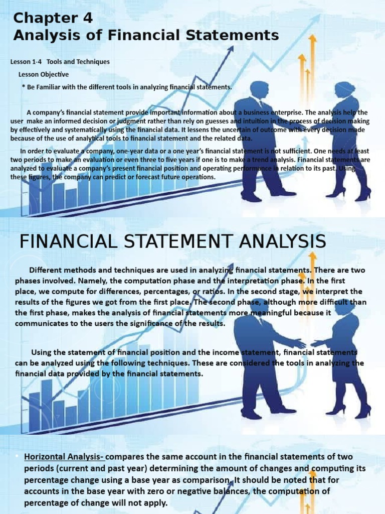 Horizontal Analysis of Financial Statements | PDF | Balance Sheet ...