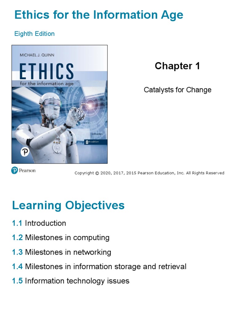 Ethics For The Information Age: Eighth Edition | PDF | Cloud Computing | Hypertext