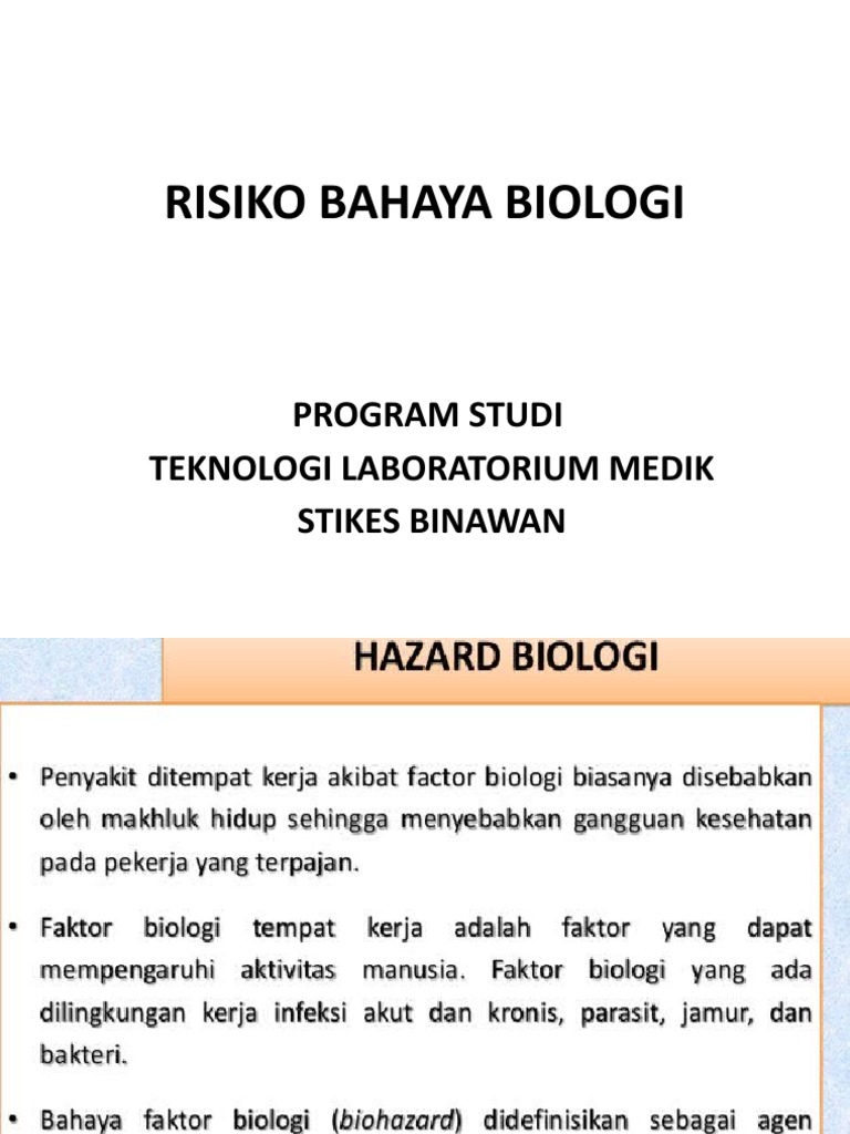 Risiko Bahaya Biologi-05 | PDF