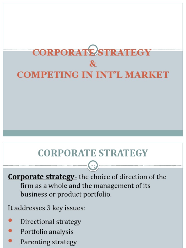 06 - 07 Kinds of Strategic Forms | PDF | Mergers And Acquisitions ...