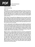 Summary of Death of A Salesman, ACT 1 | PDF