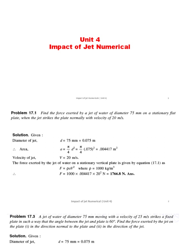 Impact of Jet Numericals | PDF | Computers | Technology & Engineering