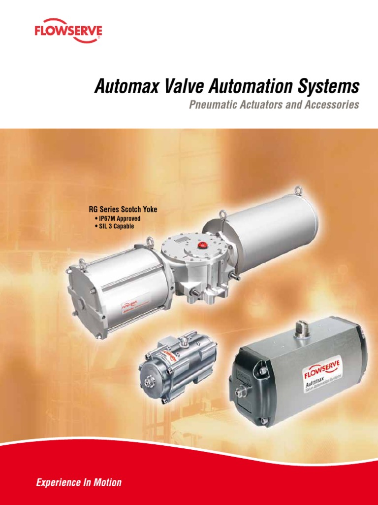 Automax Valve Automation Systems: Pneumatic Actuators and Accessories | PDF