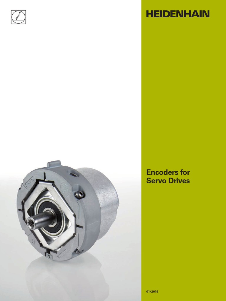 HEIDENHAIN Encoders For Servo Drives PDF | PDF | Electric Motor | Force