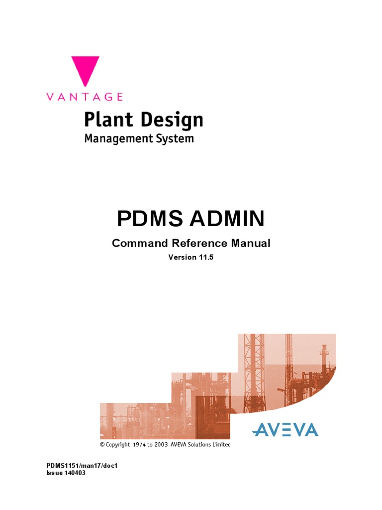 Pdms Admin: Command Reference Manual | PDF | Database Transaction | Databases
