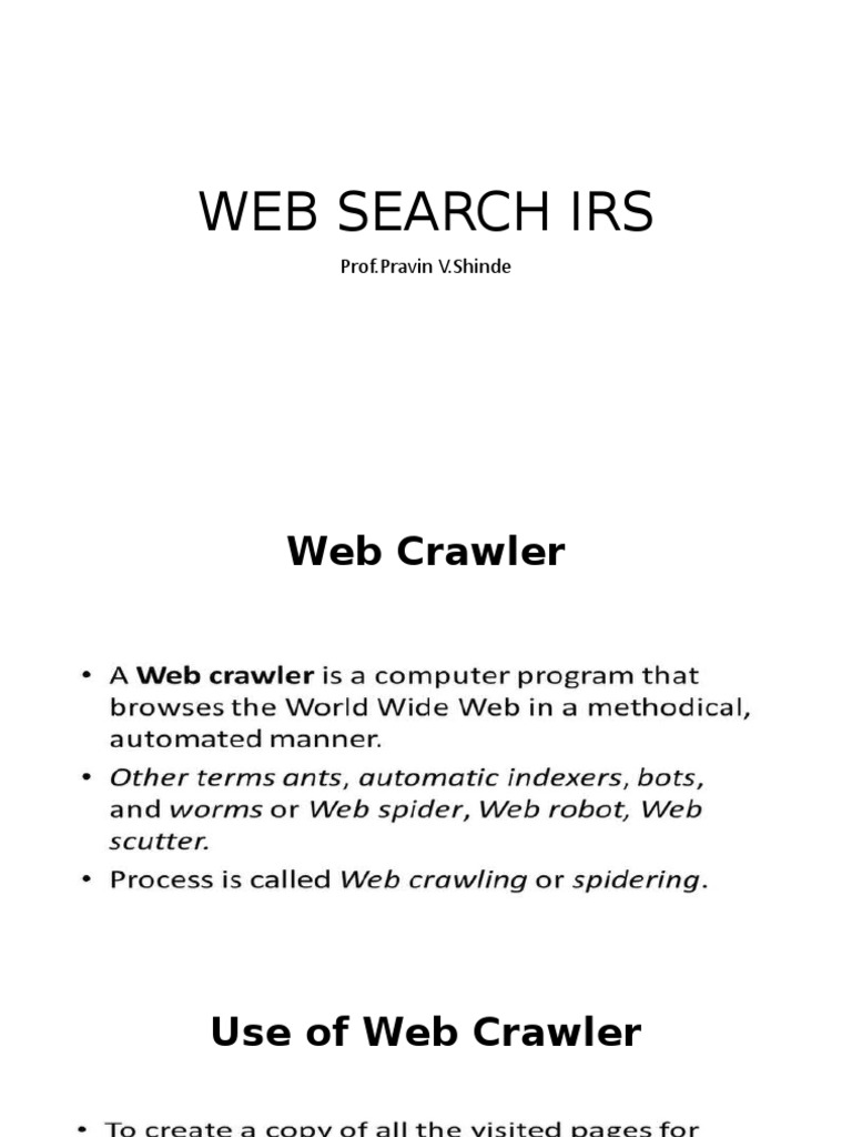 IRS Module 5 & 6 Web Search | PDF | Computers