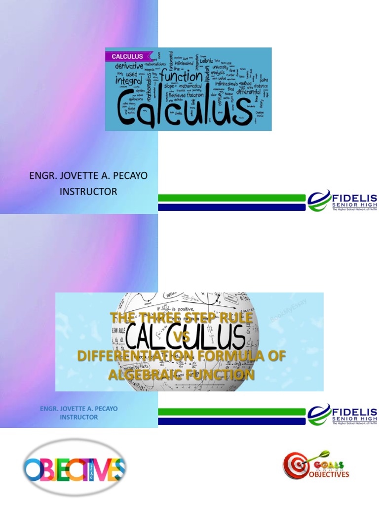 Three Step Rule | PDF | Derivative | Mathematical Objects