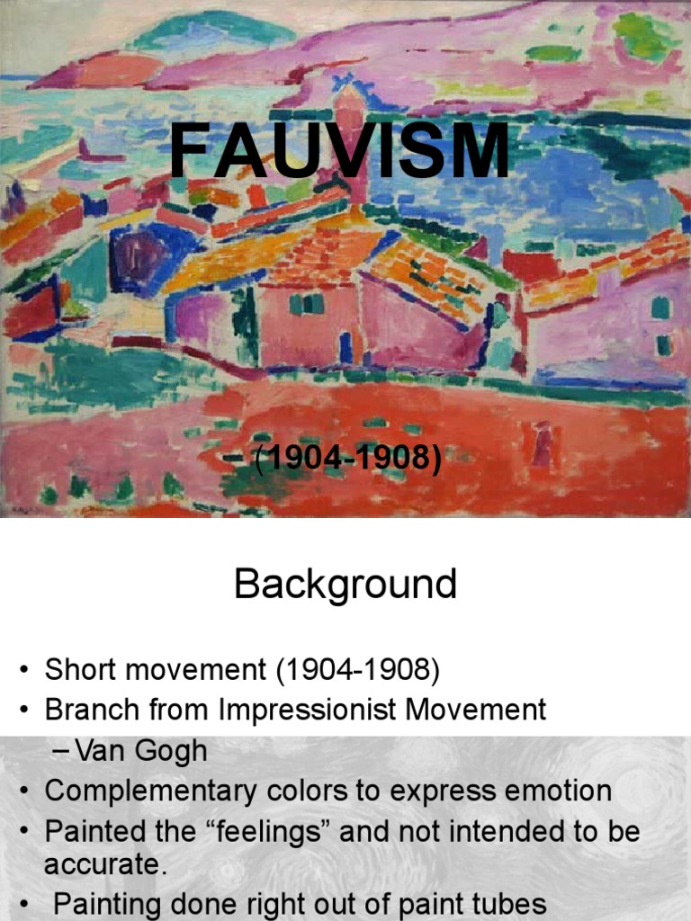 Lecture 3 - Fauvism & Cubism | PDF | Cubism | Art Movements