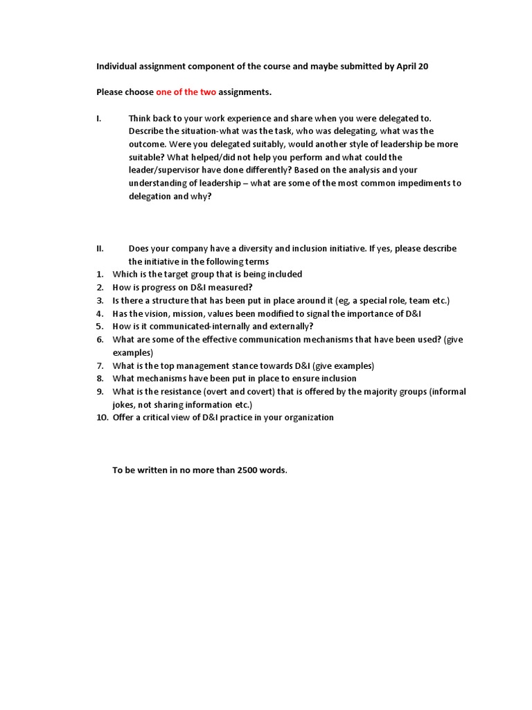 Assignment-Epgp OB I | PDF | Career & Growth