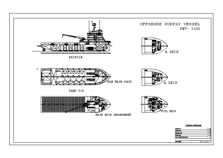 Offshore Supply Vessel: Profile | PDF | Ship Types | Shipping
