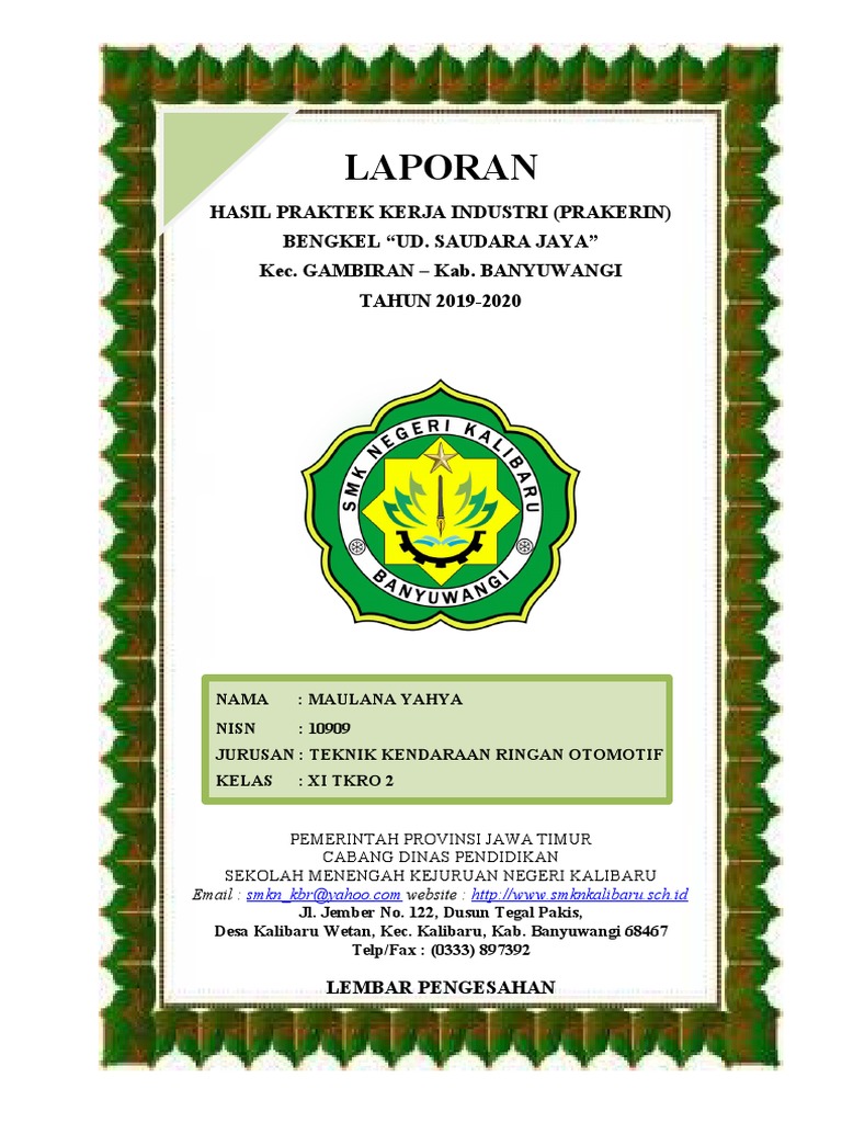 Laporan Tkro | PDF