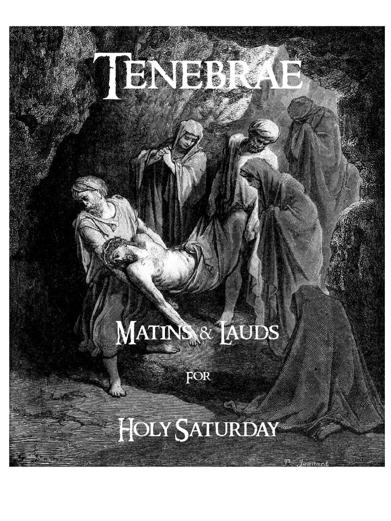 Tenebrae: Matins & Lauds | PDF