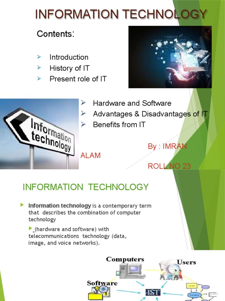 Overview of Information Technology | PDF | Internet | Computer Hardware