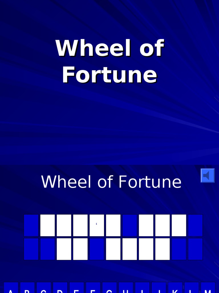 Wheel of Fortune | PDF