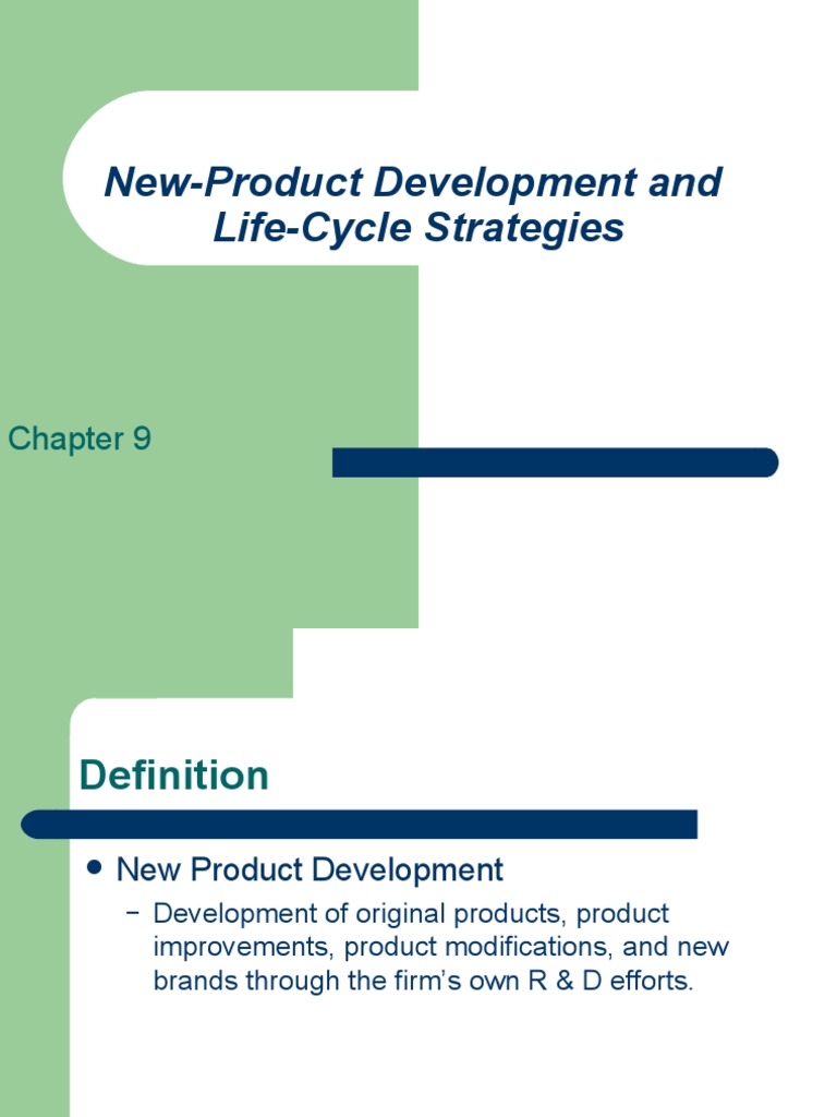 New Product Development Life-Cycle Strategies | PDF | Marketing ...