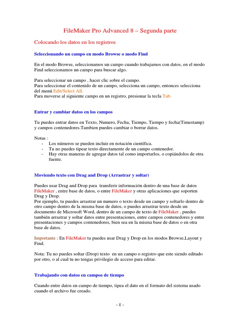 6 Guia - Filemaker.pro - Advanced-Segunda - Parte | PDF | Archivo de ...