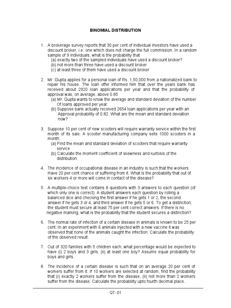 Probability Distributions | PDF | Standard Deviation | Mean