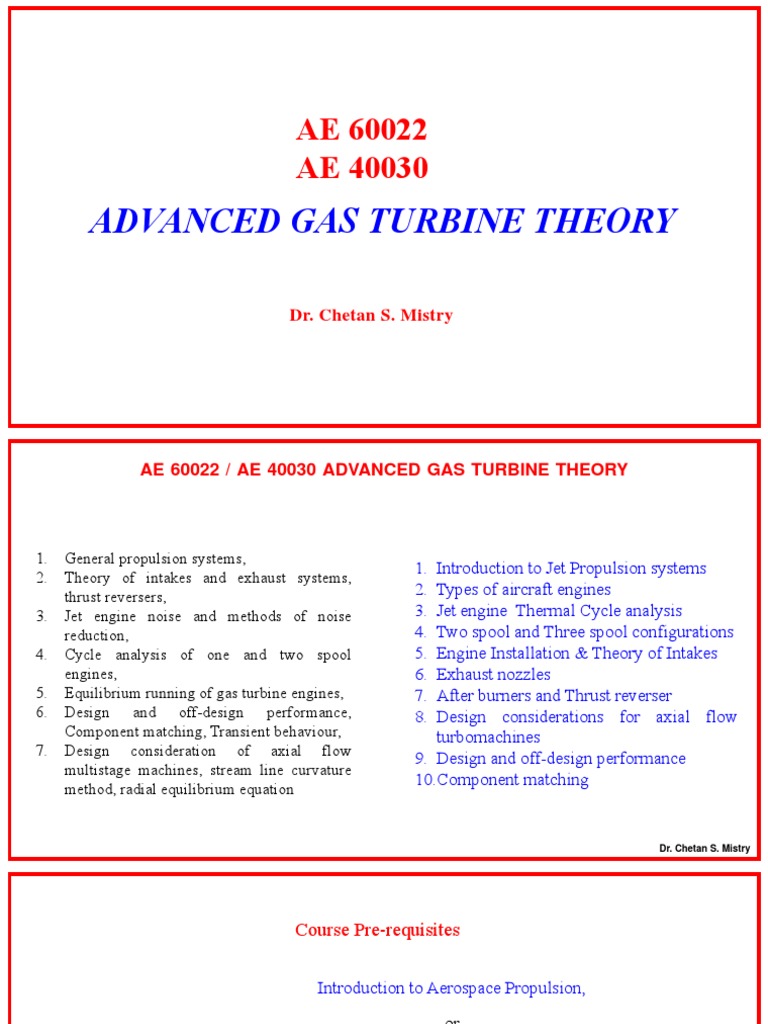 Lectures 1 To 3 PDF | PDF | Jet Engine | Engines