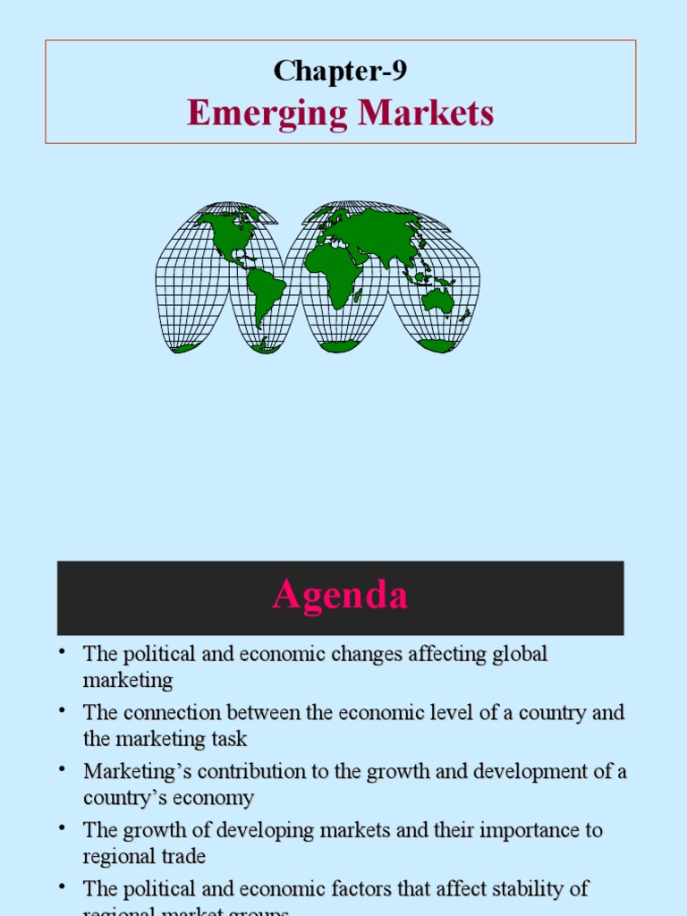 Chap-9 Emerging Markets, 13e | PDF | Economic Growth | Developing Country