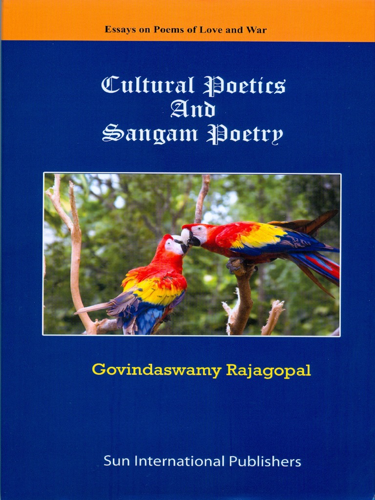 Cultural Poetics and Sangam Poetry | PDF | Tamil Language | Translations