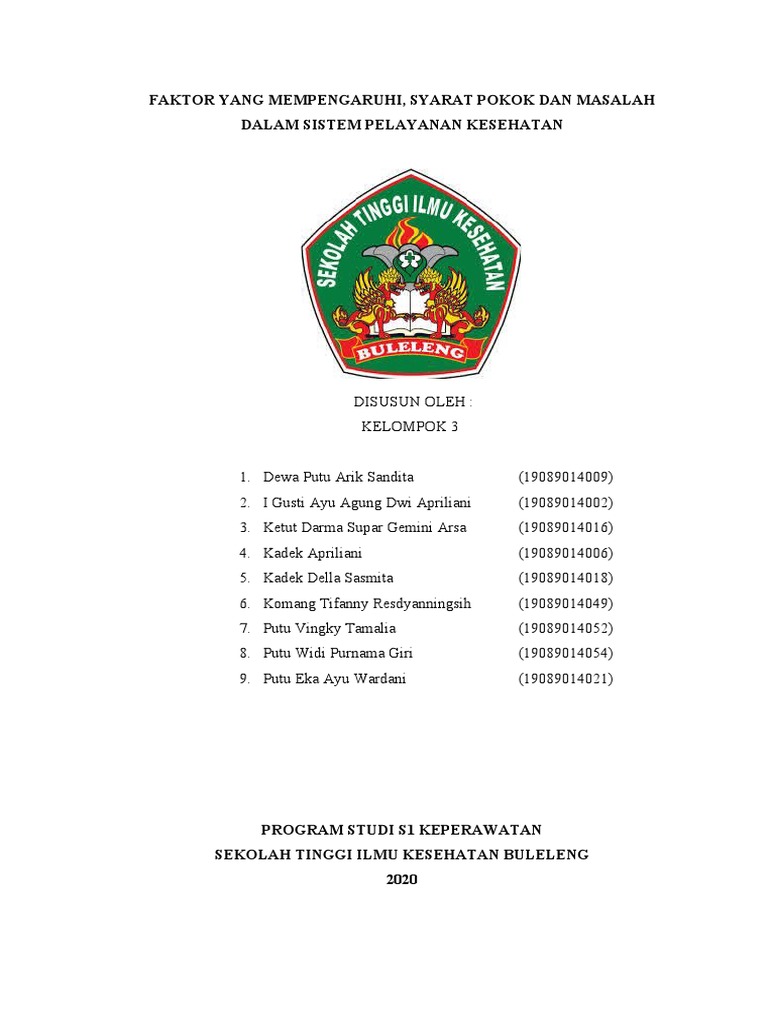 MAKALAH KDK KELOMPOK 3 Eka Ayu | PDF