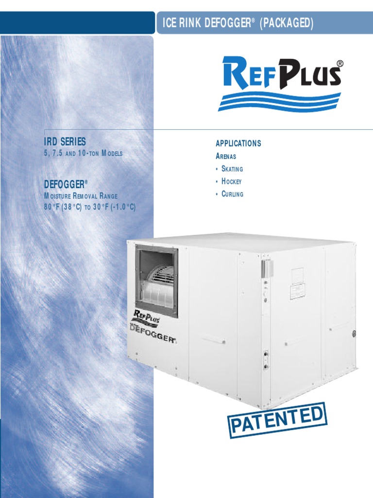 Paten TED: Ice Rink Defogger (Packaged) | PDF | Heat Exchanger ...