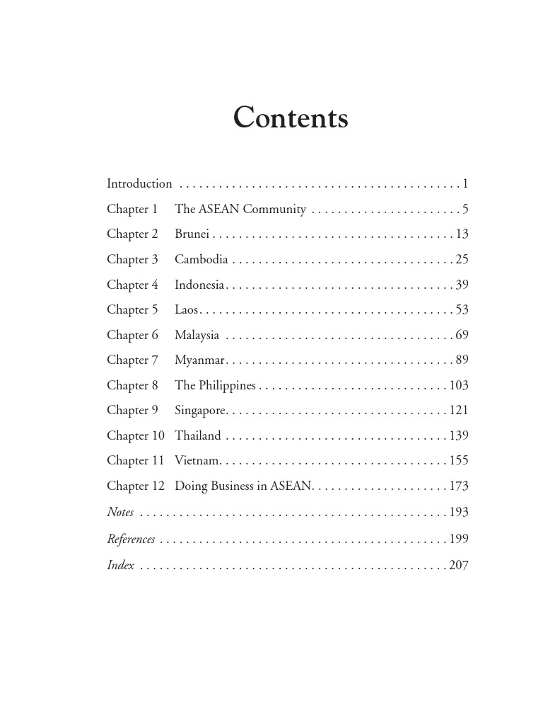 Doing Business in The ASEAN Countries | PDF | Asean Free Trade Area ...