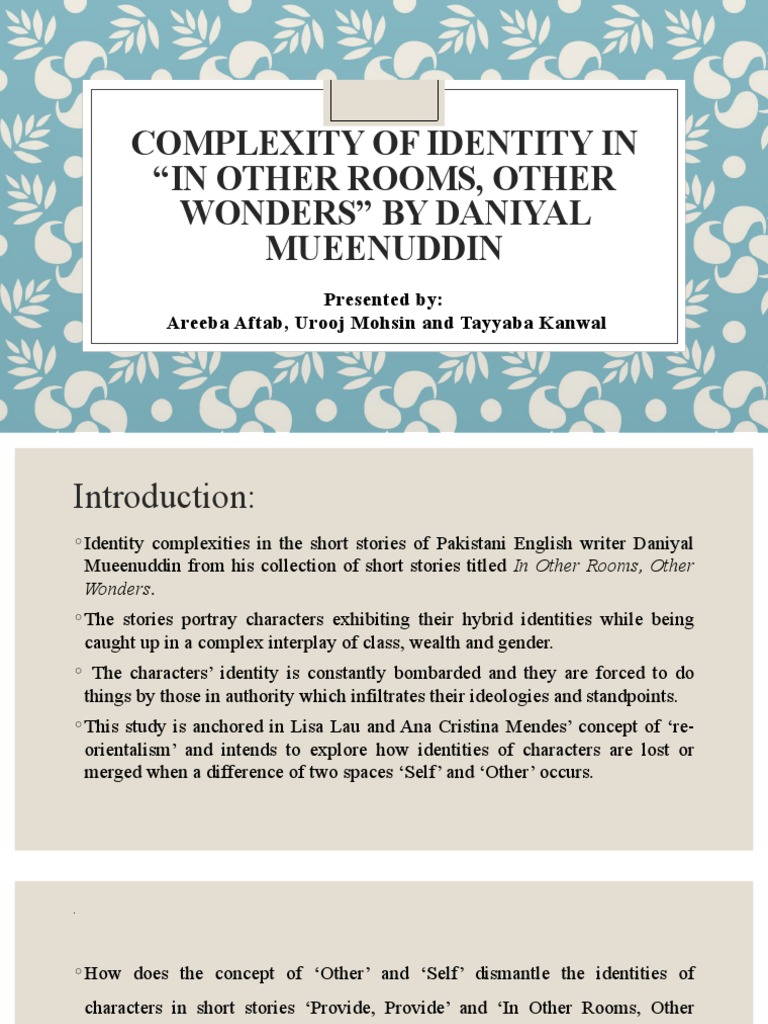 Identity Complexity in "In Other Rooms and Wonders" | PDF | Self ...