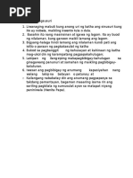 Mga Balangkas NG Pagsusuri | PDF