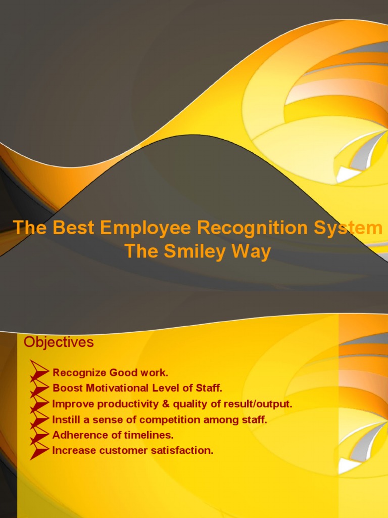 The Best Employee Recognition System The Smiley Way | PDF | Applied ...