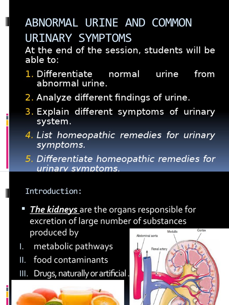 Abnormal Urine Findings Explained | PDF | Urine | Kidney Disease