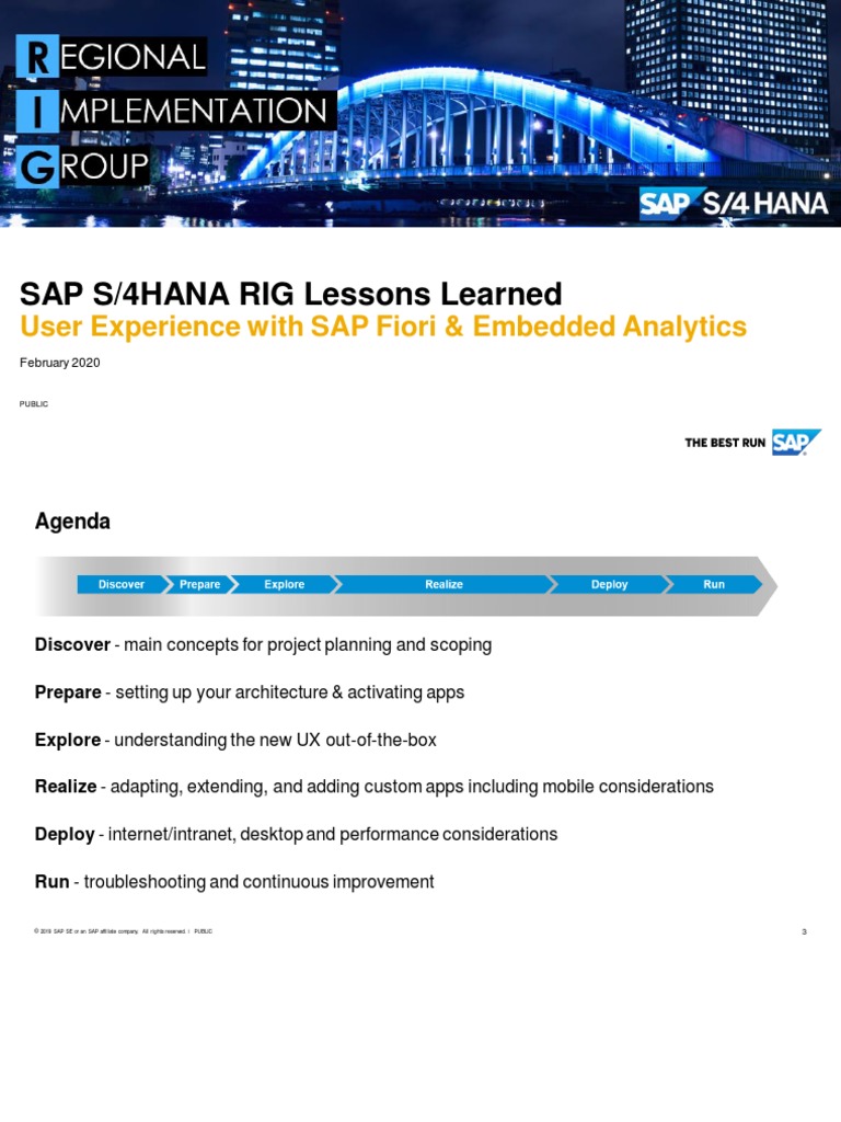 S4HANA RIG UX Lessons Learned 1909 PDF | PDF | Sap Se | Mobile App