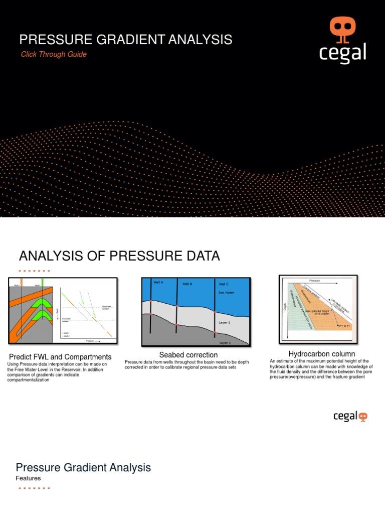 Pressure Gradient Analysis: Click Through Guide | PDF | Petroleum ...
