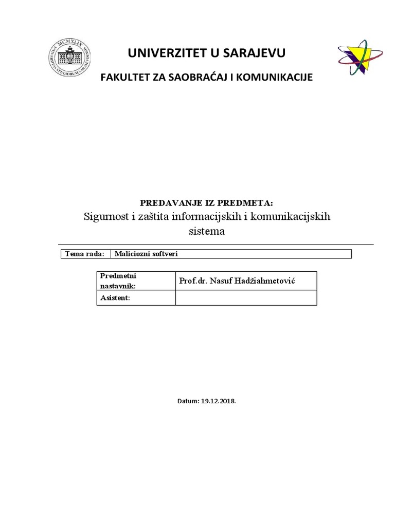 Nasuf 9-Maliciozni Softveri | PDF