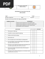 CHECKLIST Gowning and Gloving | PDF | Hand | Glove