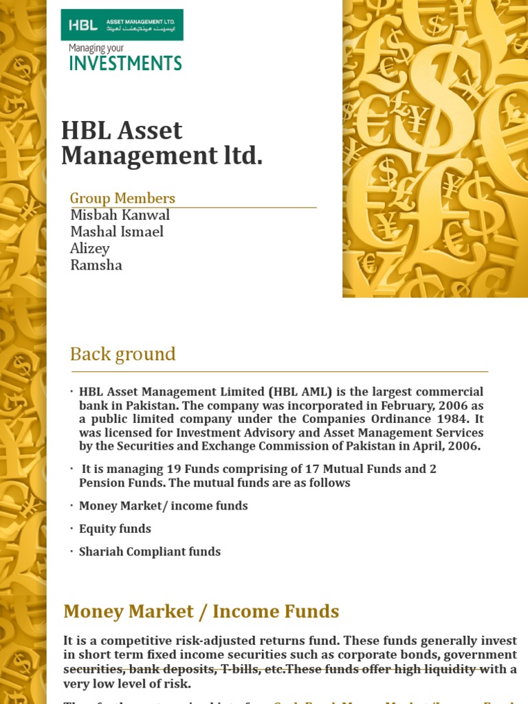 HBL Asset Management FM LTD - PPTX Updated | PDF | United States ...