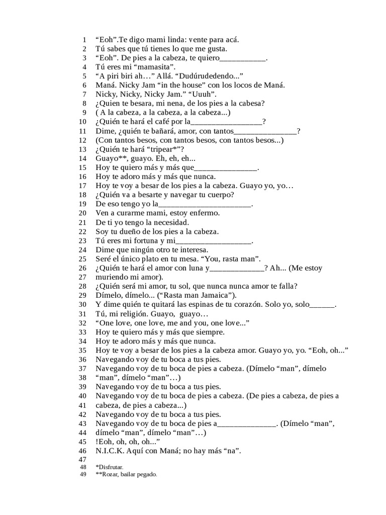 De Los Pies A La Cabeza (2 Files Merged) | PDF