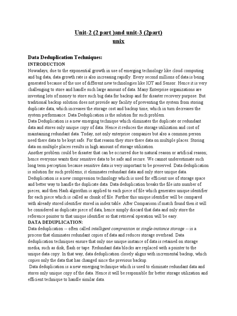 Unit 2 and 3 (2 Part) | PDF | Backup | Applied Mathematics