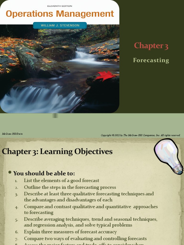 Chap 003 Pdf Forecasting Linear Regression