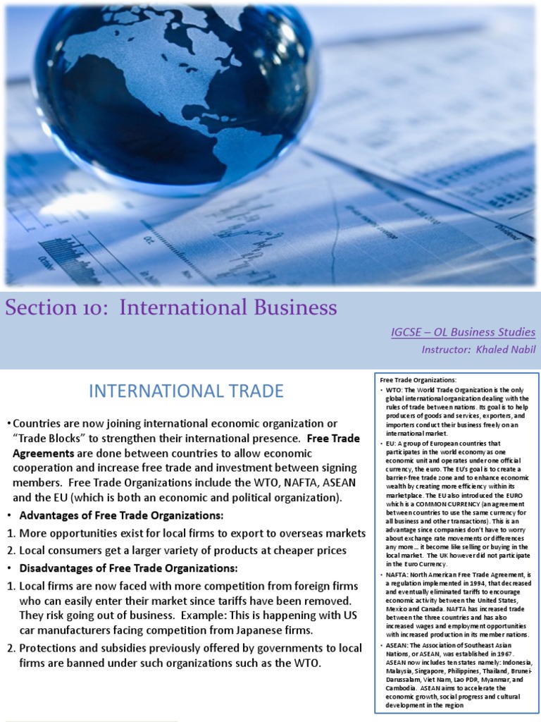 International Business and Trade Insights | PDF | Exchange Rate ...
