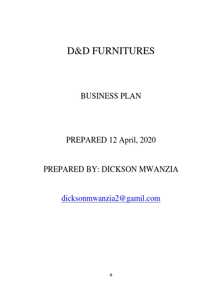 Business Plan Carpentry | PDF | Sales | Marketing