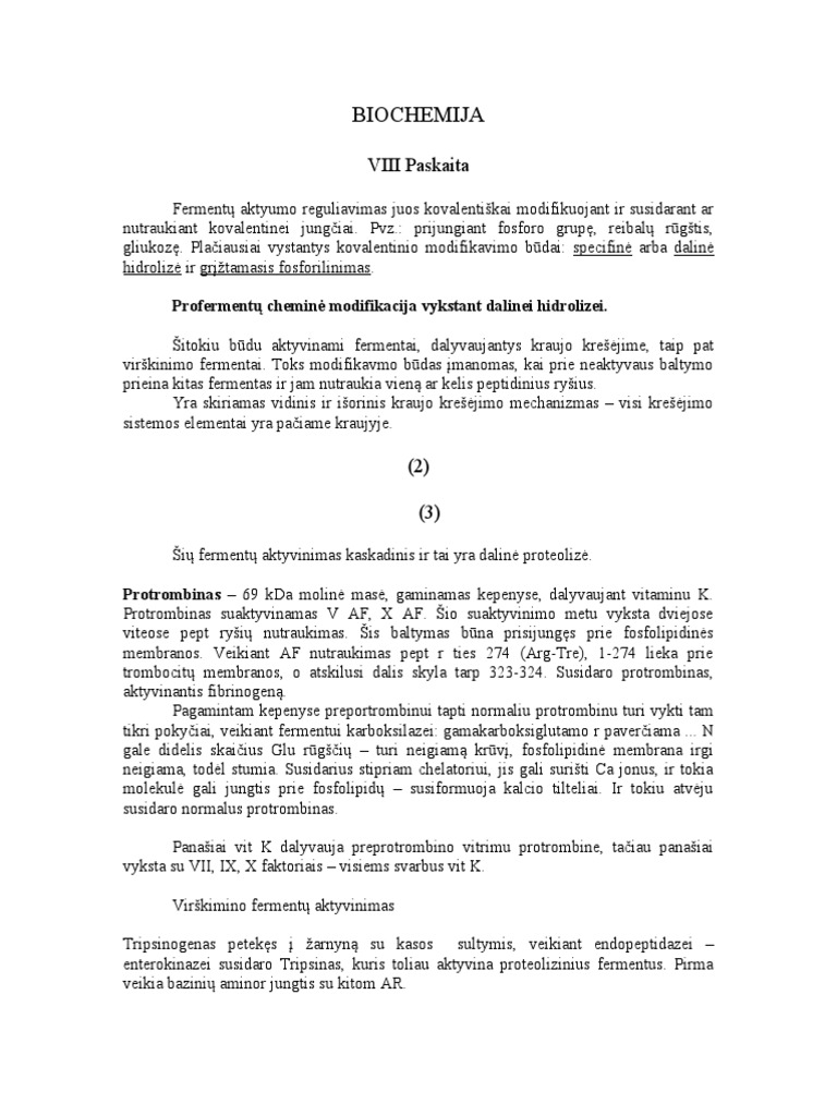 Biochemija - 8 | PDF