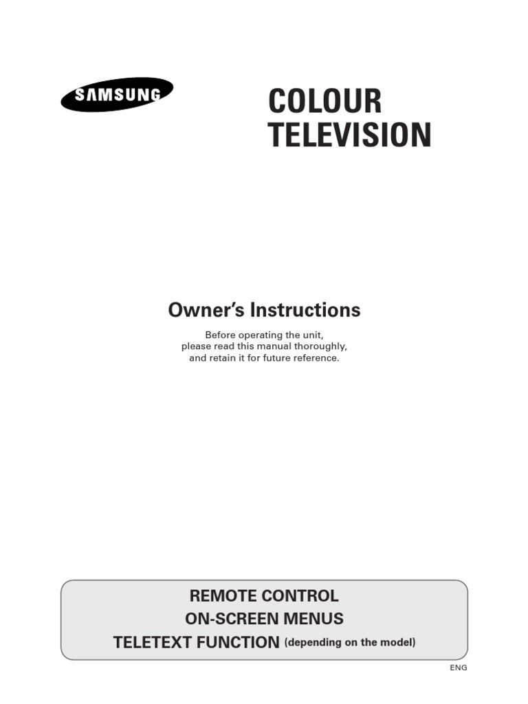 Samsung Plano | PDF | Remote Control | Television