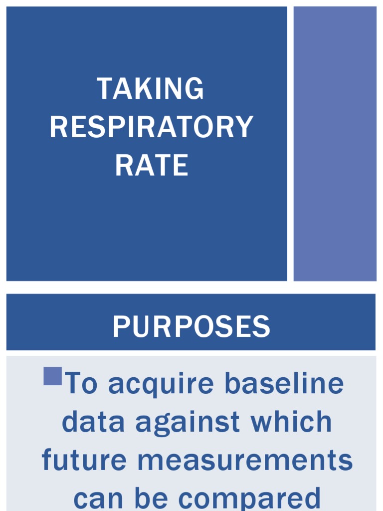 Respiratory Rate Monitoring Guide | PDF