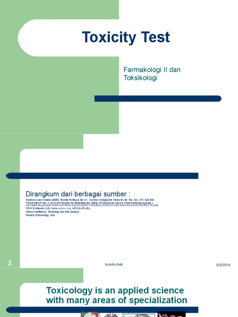 Toxicology Testing Overview | PDF | Toxicity | In Vitro