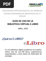 Tutorial Biblioteca Virtual UPANA | PDF