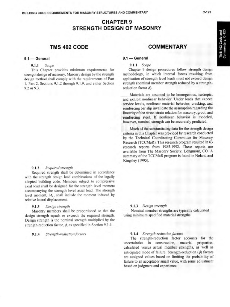 TMS 402 - Chapter 9 PDF | PDF | Strength Of Materials | Fracture