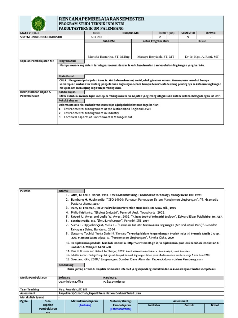 Sistem Lingkungan Industri | PDF