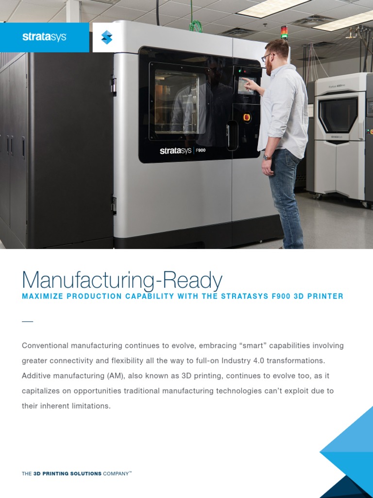 Manufacturing-Ready: Maximize Production Capability With The Stratasys ...